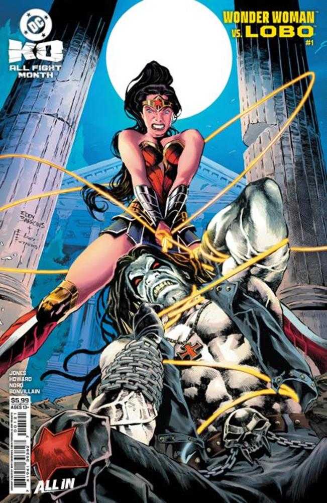 DC K.O. Wonder Woman vs Lobo #1 (One Shot) Cover E Eddy Barrows Card S